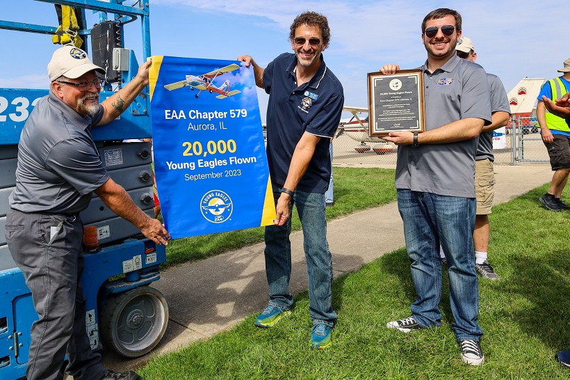 EAA Chapter 579 Reaches 20,000 Young Eagles Flown! | EAA